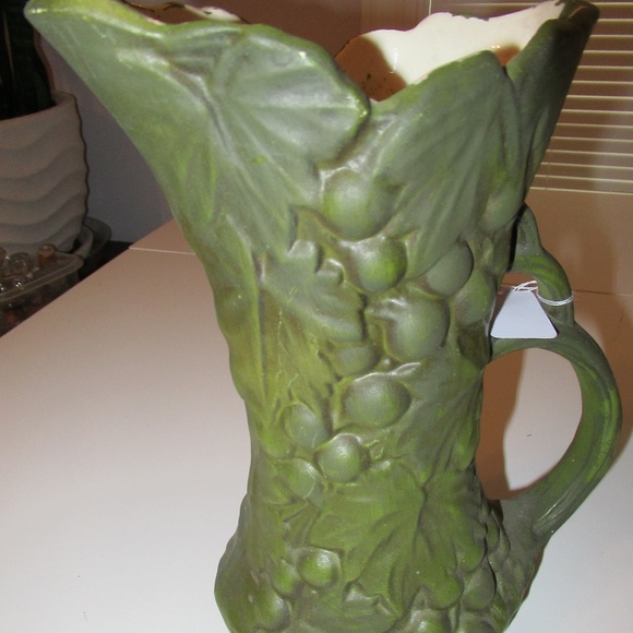Mccoy | Accents | Mccoy Pottery Usa Olive Green Pitcher | Poshmark